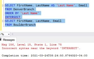 SQL Server INTERSECT: Everything you need to know
