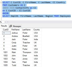 SQL Server UNION: Everything you need to know