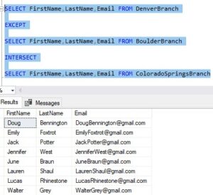 Set Operator Precedence: Explained - Simple SQL Tutorials