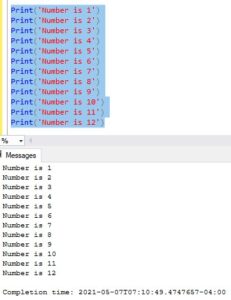 SQL Server WHILE loop: A decision structure you should know