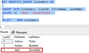 Cannot update an IDENTITY column? Here’s why - Simple SQL Tutorials