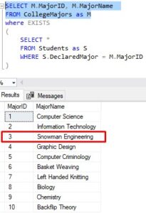 SQL Server EXISTS: Explained for Beginners