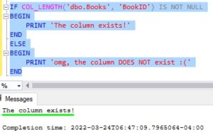 How to check if a column exists in SQL Server - Simple SQL Tutorials