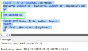 What does “SET NOCOUNT ON” do in SQL Server? Explained!