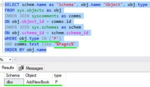 How to Find Text in a SQL Server Stored Procedure: Just run this one query!